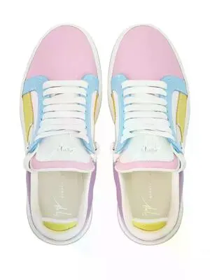 GIUSEPPE ZANOTTI Gz94 Double-zip Low-top Sneakers - Multicolour