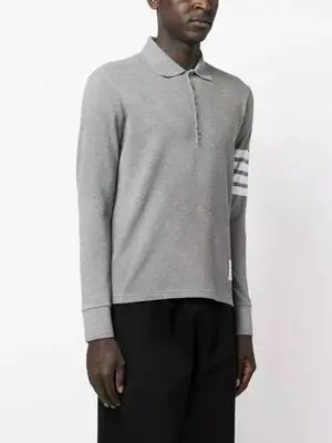 Thom Browne 4-bar Stripe 2003-print Polo Shirt