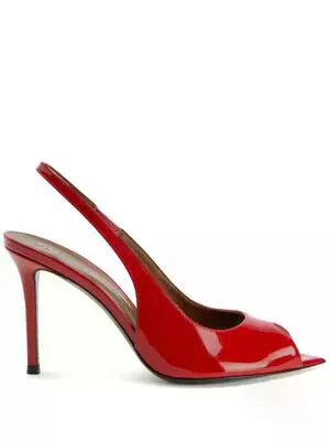 GIUSEPPE ZANOTTI 90mm Open Toe Slingback Sandals - Red