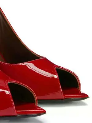 GIUSEPPE ZANOTTI 90mm Open Toe Slingback Sandals - Red
