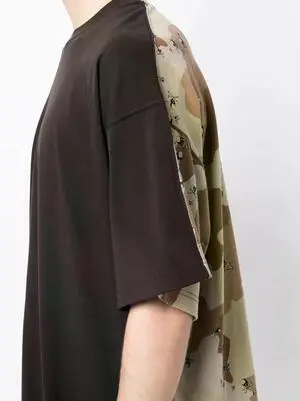 MASTERMIND WORLD Camouflage-print Wool T-shirt