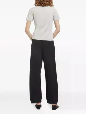 BARRIE Fine-knit Crew-neck T-shirt