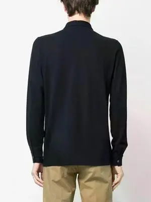 ZANONE Long-sleeve Cotton Shirt - Blue