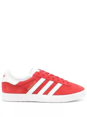 Adidas Gazelle Logo-print Sneakers - Red