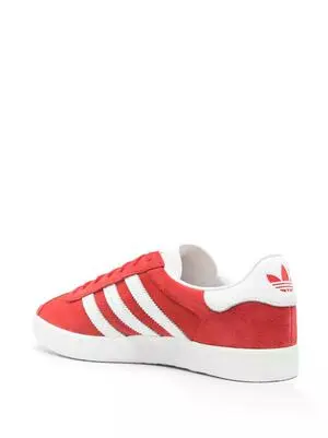 Adidas Gazelle Logo-print Sneakers - Red
