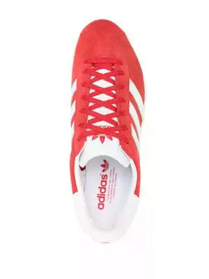 Adidas Gazelle Logo-print Sneakers - Red