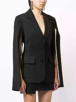 Monse Wool-blend Blazer With Slit Sleeves