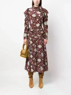 Ulla Johnson Floral-pattern Silk Blouse