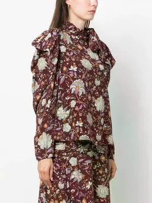 Ulla Johnson Floral-pattern Silk Blouse