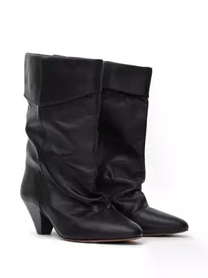 Isabel Marant Étoile 55mm Slouchy Leather Boots - Black