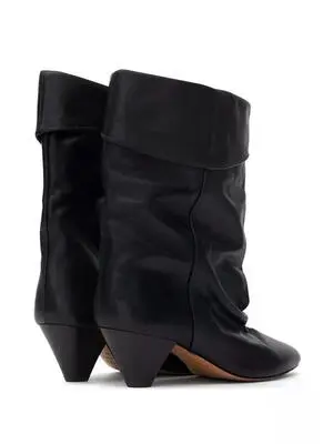 Isabel Marant Étoile 55mm Slouchy Leather Boots - Black