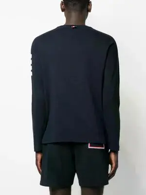Thom Browne Milano Cotton 4-bar Long-sleeve Tee