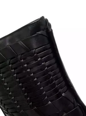 Hereu Trena Leather Crossbody Bag - Black