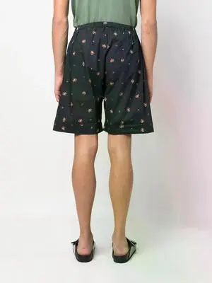 Nick Fouquet Graphic Print Drawstring Shorts