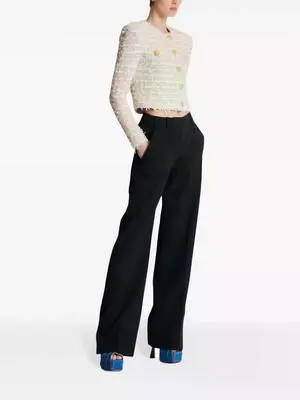 Balmain Cropped Tweed Jacket