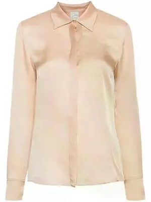 Carine Gilson Longsleeved Silk Shirt - Neutrals