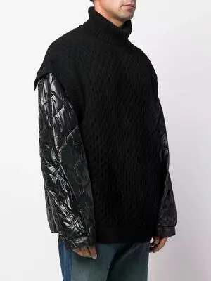 JUUN.J Panelled Wool Jumper