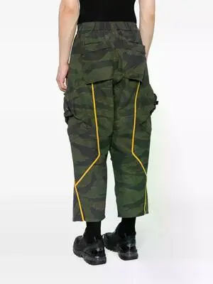 MOSTLY HEARD RARELY SEEN Graphic-print Cropped Trousers