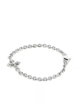 Emanuele Bicocchi Avelli Cross Bracelet - Silver