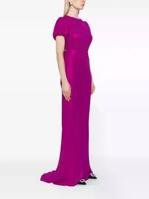 PARLOR Open-back Maxi Dress - Pink