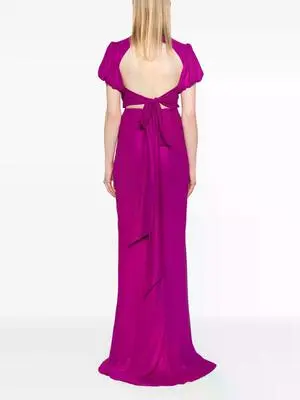 PARLOR Open-back Maxi Dress - Pink