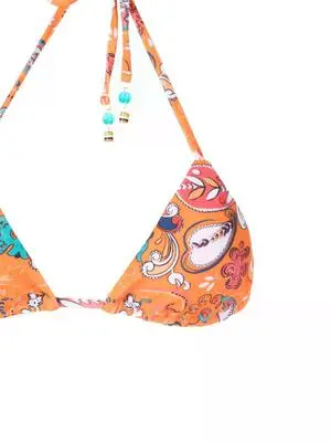 AMIR SLAMA Graphic-print Bikini Set