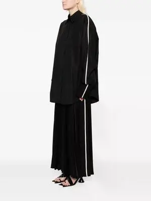 PETER DO Side-stripe Cotton Shirt