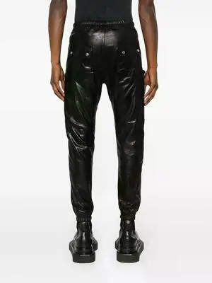 Rick Owens Bauhaus Leather Cargo Pants