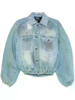 EGONLAB Denim Bomber Jacket