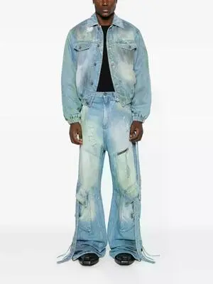 EGONLAB Denim Bomber Jacket