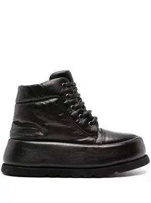 Marsèll 65mm Bombo Leather Boots - Black
