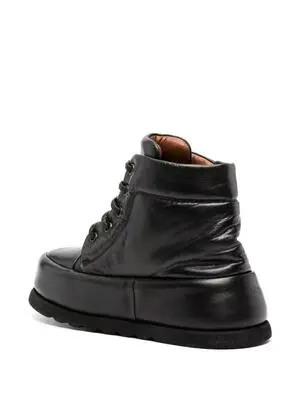 Marsèll 65mm Bombo Leather Boots - Black