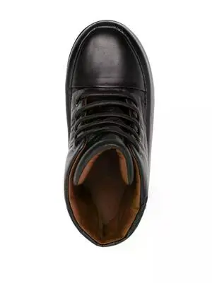 Marsèll 65mm Bombo Leather Boots - Black
