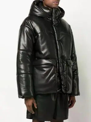 Nanushka Hide Faux-leather Puffer Jacket