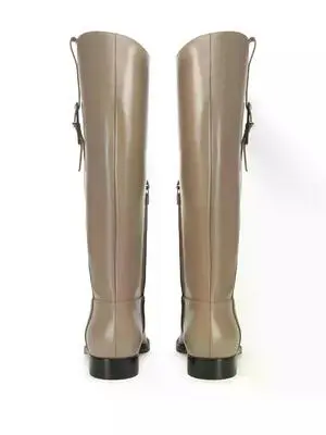 SERGIO ROSSI Knee-high Boots With Buckle Detail