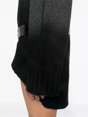 Attico Ribbed-knit Mini Dress