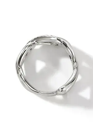 John Hardy Surf Pavé Link Ring