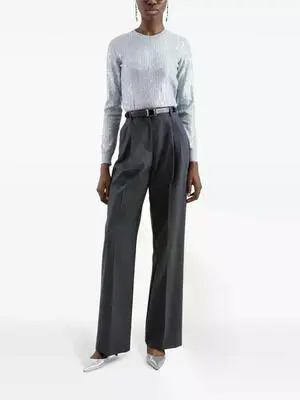 Dolce & Gabbana Tailored Pressed Crease Straight-leg Trousers