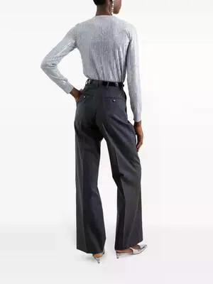 Dolce & Gabbana Tailored Pressed Crease Straight-leg Trousers