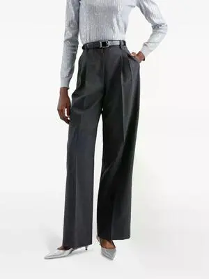 Dolce & Gabbana Tailored Pressed Crease Straight-leg Trousers