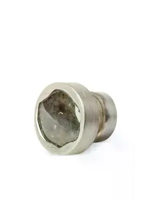 PARTS OF FOUR Diamond-encrusted Stud Earring - Silver