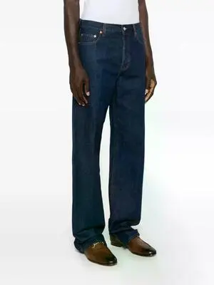 Gucci Logo-patch Straight Jeans