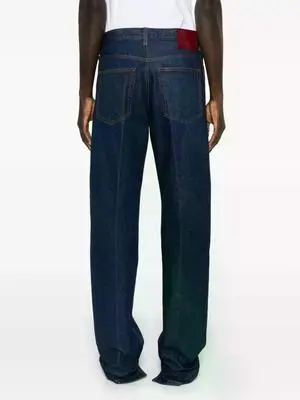 Gucci Logo-patch Straight Jeans
