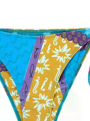 DONDE ESTEBAN Estrellitas Bikini Top - Blue