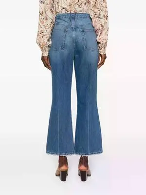 FRAME Le High 'n' Tight Flared Jeans - Blue