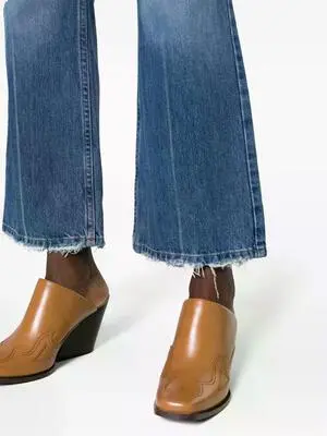 FRAME Le High 'n' Tight Flared Jeans - Blue