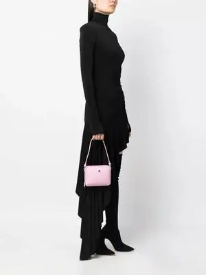 COURREGES Cloud Leather Shoulder Bag - Pink