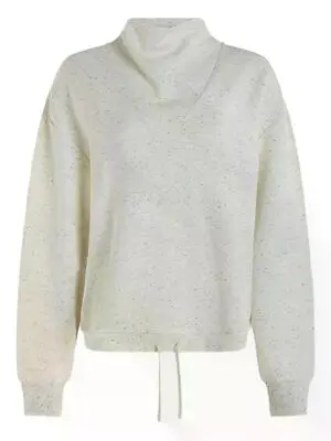 Varley Betsy Speckled Cowl Neck Sweatshirt - Neutrals