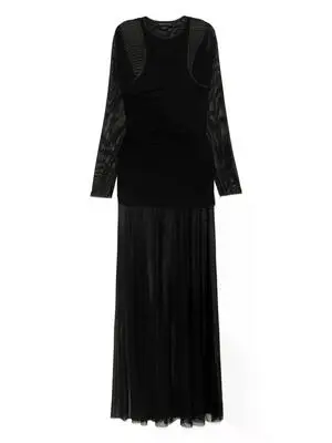 FEDERICO CINA Sheer Layered Dress