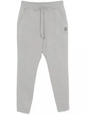 C.P. COMPANY Fleece Logo Sweatpants - Grey